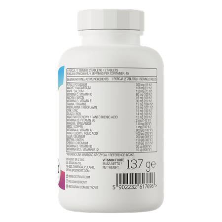 OstroVit Vit&Min FORTE 90 tablets - 3,48 € - Official store | OstroVit