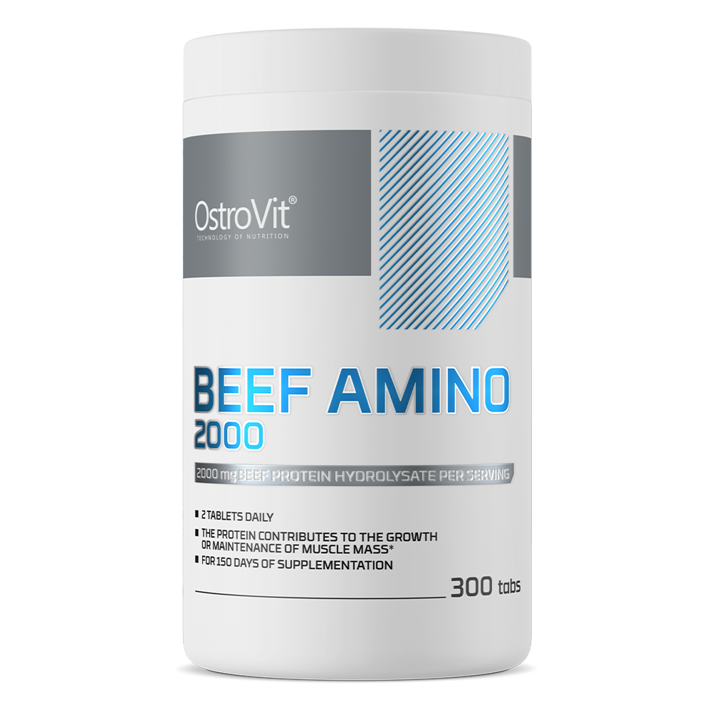 OstroVit Beef Amino 2000 mg 300 tablets - 12,09 € - Official store ...