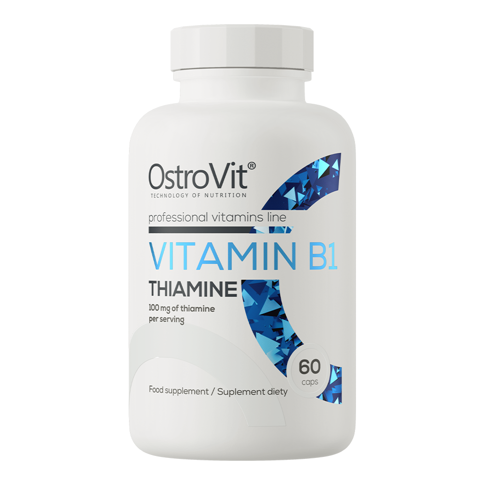 OstroVit Witamina B1 Tiamina 60 kapsułek - 13,99 zł | OstroVit