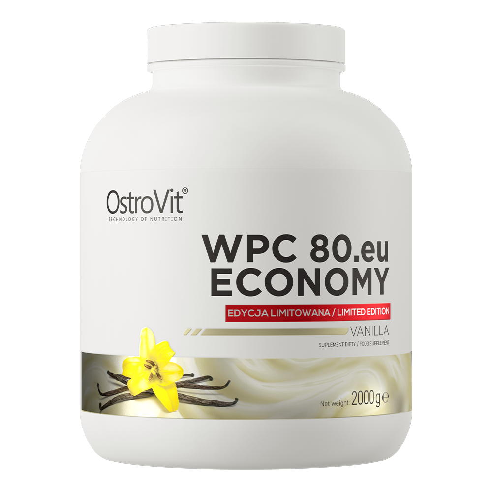 Białko waniliowe WPC80.eu ECONOMY 2 kg | OstroVit